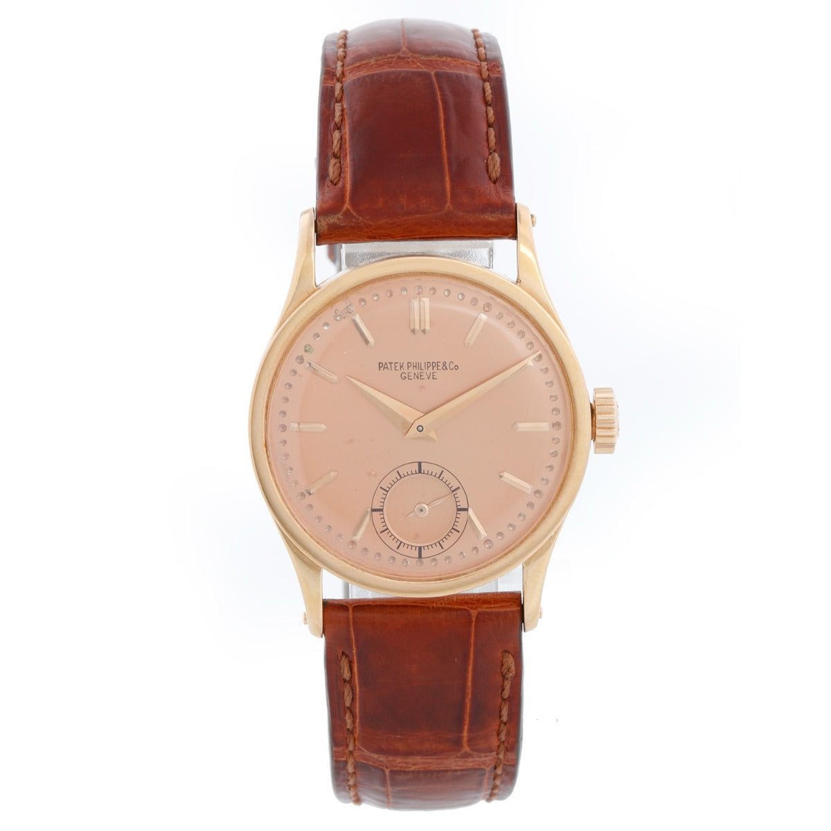 Patek Philippe Calatrava 18k Rose Gold Men's Watch 2451- R