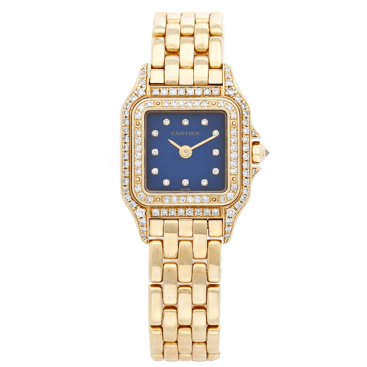 Cartier Small 18K Yellow Gold Panther Ladies Watch